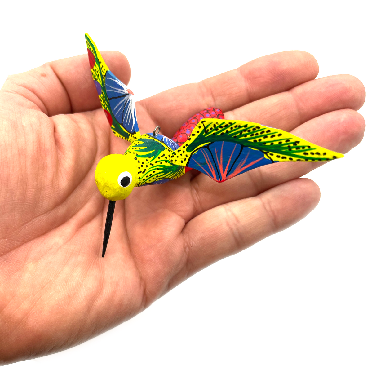 Mini Lucky Alebrijes - Colibri Hummingbird – Muertolandia.com
