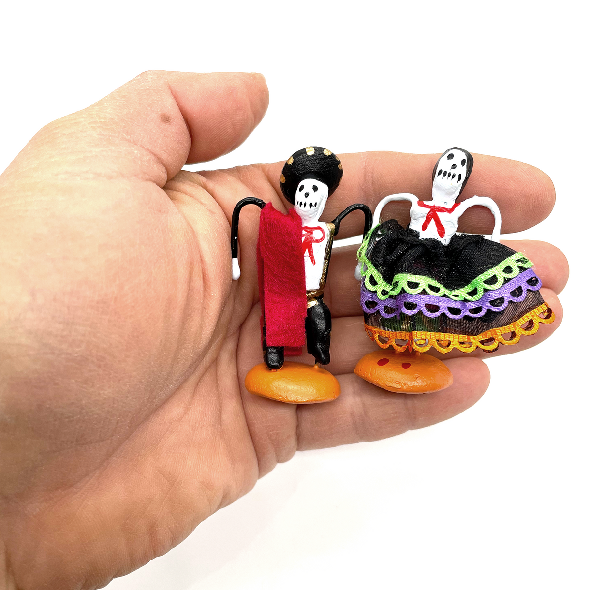 Handmade Mexican Mini 9 Piece Mariachi Nuevo Tecalitlán 1972 Set ...